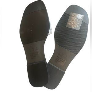 Primark | Shoes | Primark Silver Flat Sandal Size Us 8 New With Tag In ...
